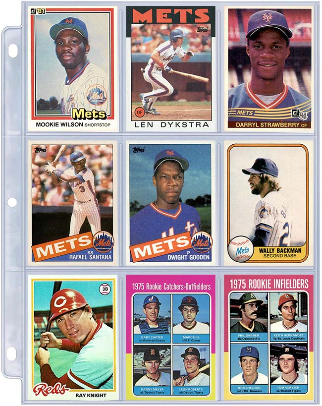 One-Sheet Collections: 1986 New York Mets Rookie Cards