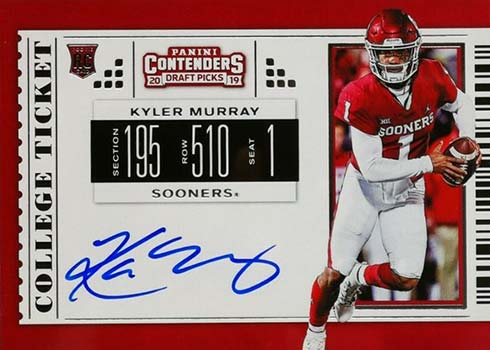 Kyler Murray Rookie Card Rankings and What's the Most Valuable