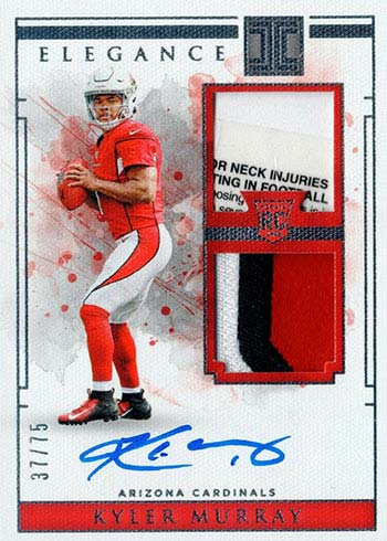 Kyler Murray Rookie Card Rankings and What's the Most Valuable