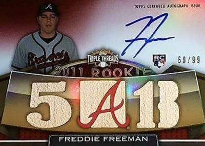 Freddie Freeman Rookie Card Rankings, Key Early Cards