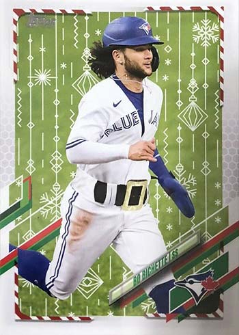 2021 Topps Holiday Baseball Variations Guide, SP and Rare Gallery