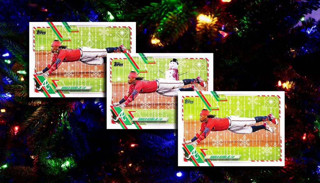 2021 Topps Holiday Baseball Checklist, Walmart Mega Box Info