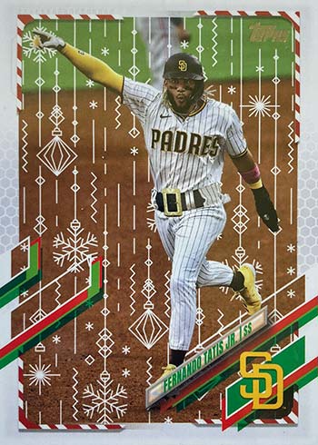 2021 Topps Holiday Baseball Variations Guide, SP and Rare Gallery