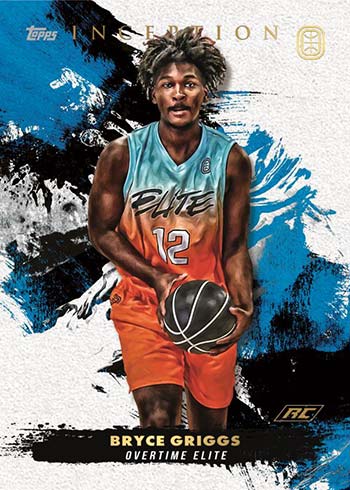 2021-22 Topps Inception Overtime Elite Basketball Checklist, Box Info