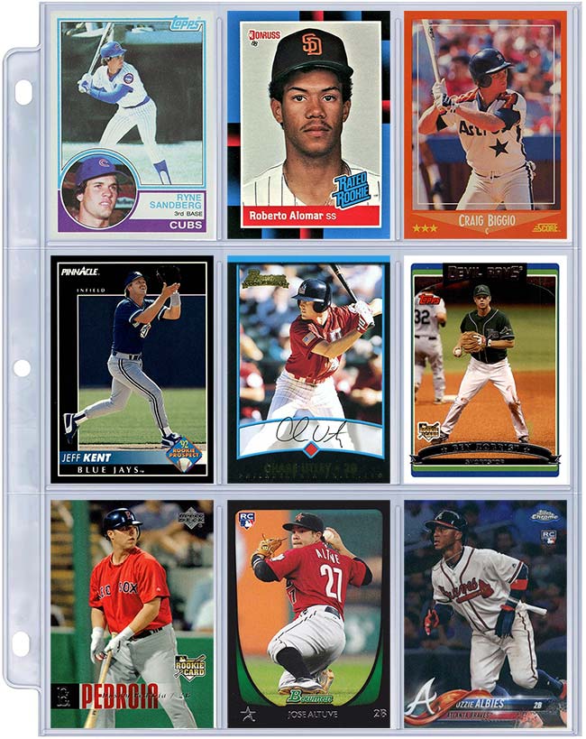 The $100 Second Baseman Baseball Card Starter Kit - One-Sheet ...