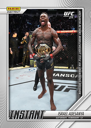 2022 Panini Instant UFC Checklist, Details, Print Run Info and More