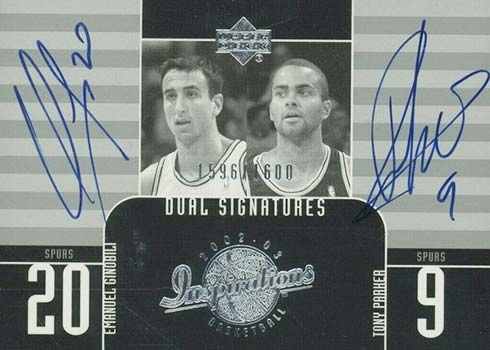 Manu Ginobili Rookie Card Rankings and What's the Most Valuable