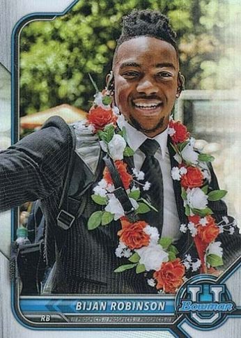 2021-22 Bowman University Football Checklist, Box Info, Release Date