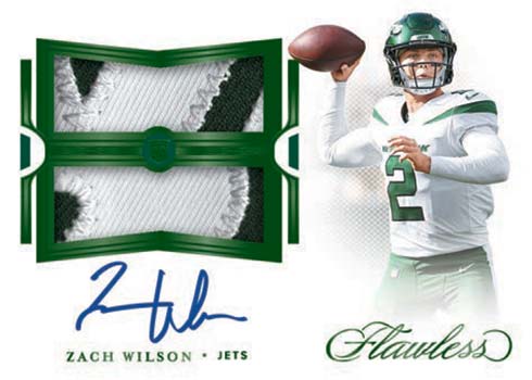2021 Panini Flawless Football Checklist, Team Set Lists, Hobby Box Info