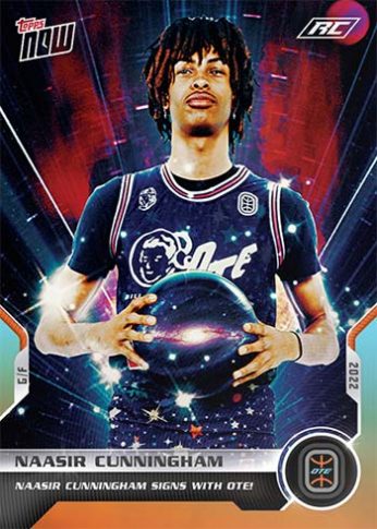Naasir Cunningham Gets First Basketball Card a Day After Signing with ...