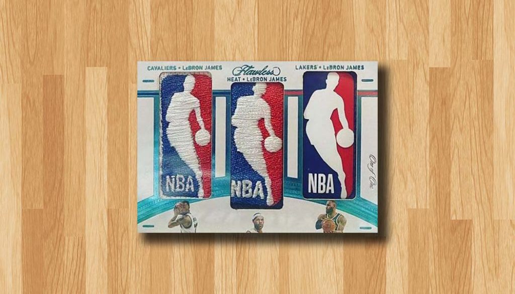 LeBron James Triple Logoman from 2020-21 Flawless Sells for $2.4 Million