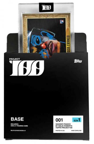 Topps Project100 Baseball Checklist, Project 100 Artists, Print Runs