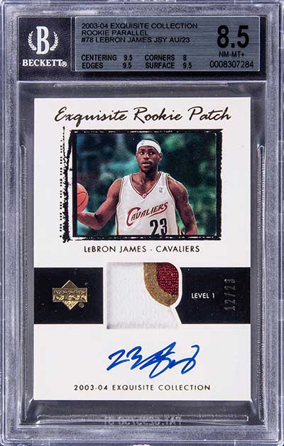 LeBron James Triple Logoman from 2020-21 Flawless Sells for $2.4 Million