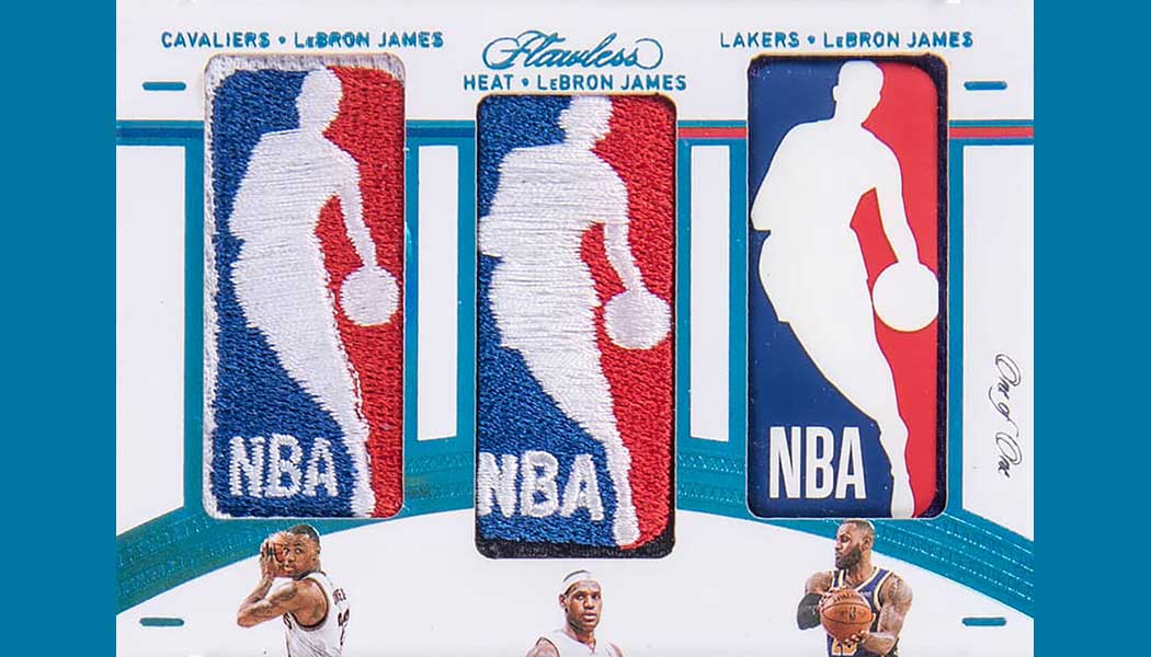 2020-21 Panini Flawless LeBron James Triple Logoman Pulled 2020-21 Panini Flawless LeBron James Triple Logoman Pulled