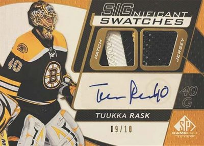 10 Career-Defining Tuukka Rask Cards - Beckett News