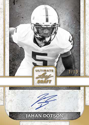 2022 Leaf Ultimate Draft Football Checklist, Hobby Box Info, Release Date