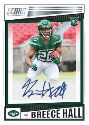 2022 Score Football Checklist, Team Set Lists, Hobby Box Info
