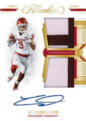 2022 Panini Flawless Collegiate Football Checklist, Hobby Box Info