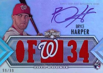 Bryce Harper Rookie Card Guide, Ranking the Most Valuable RCs