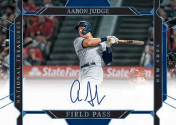 2022 Panini National Treasures Baseball Checklist, Box Info