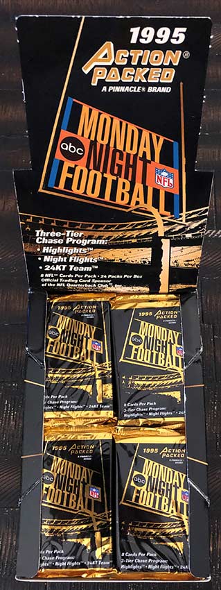 1995 Action Packed Monday Night Football Box Break and Review
