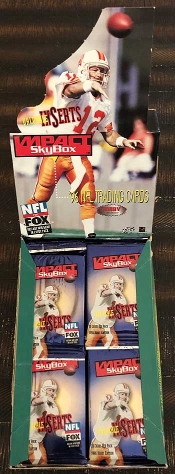 1996 SkyBox Impact Football Box Break, Review and Breakdown