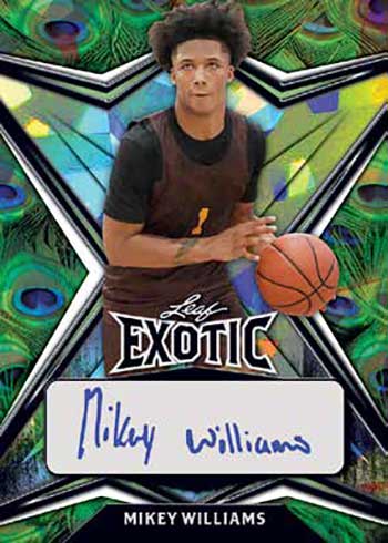 2022-23 Leaf Exotic Basketball Checklist, Hobby Box Info, Details