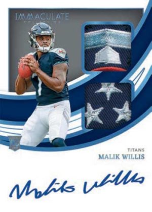 2022 Panini Immaculate Football Checklist, Team Sets, Box Info