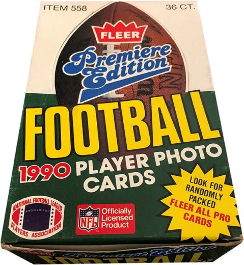 1990 Fleer Football Box Break, Breakdown and Review