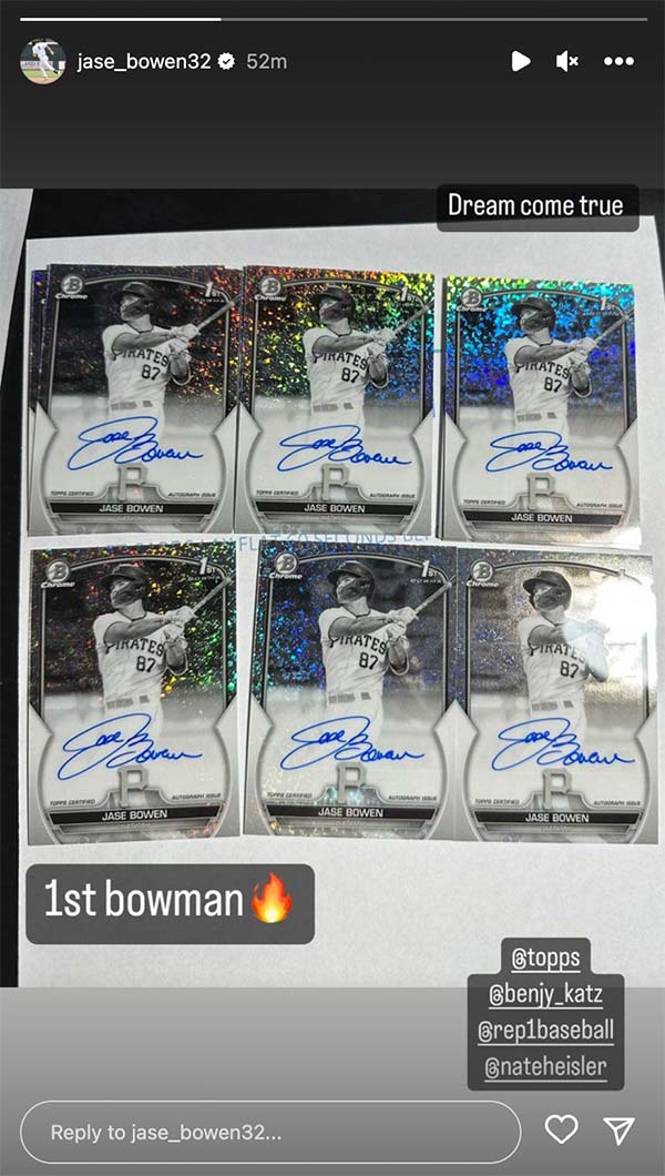 Prospects Reveal the 2023 Bowman Baseball Design