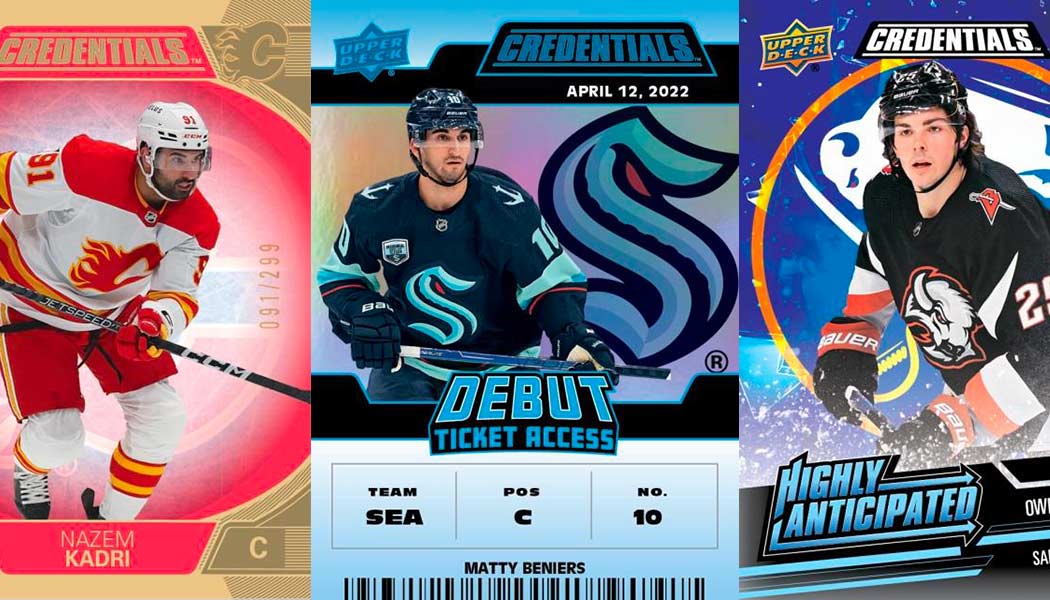 2023-24 Upper Deck Credentials Hockey Checklist, Hobby Box Info