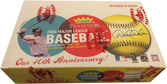 2003 Fleer Tradition Baseball Box Break, Review and Breakdown