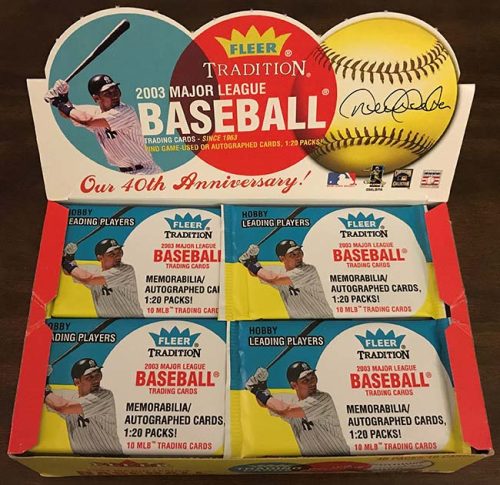 2003 Fleer Tradition Baseball Box Break, Review and Breakdown