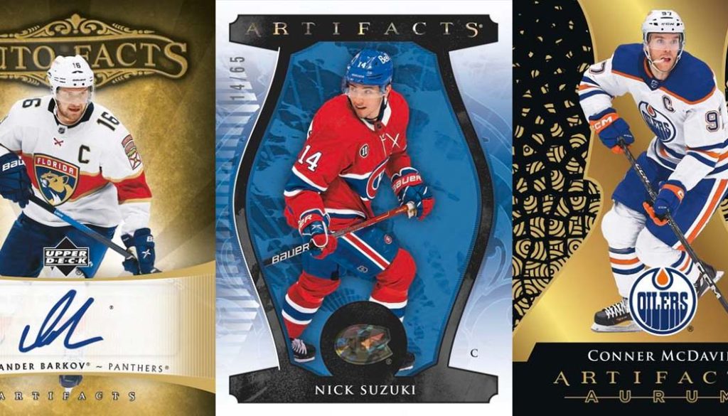 2021-22 Upper Deck Artifacts Hockey Checklist, Team Set Lists, Box Info