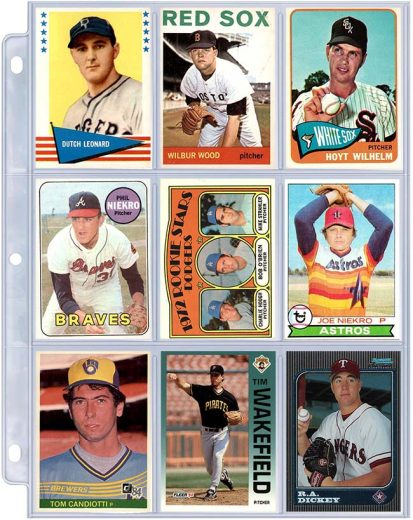 Cool Cards of Baseball's Top Knuckleballers - One-Sheet Collections ...