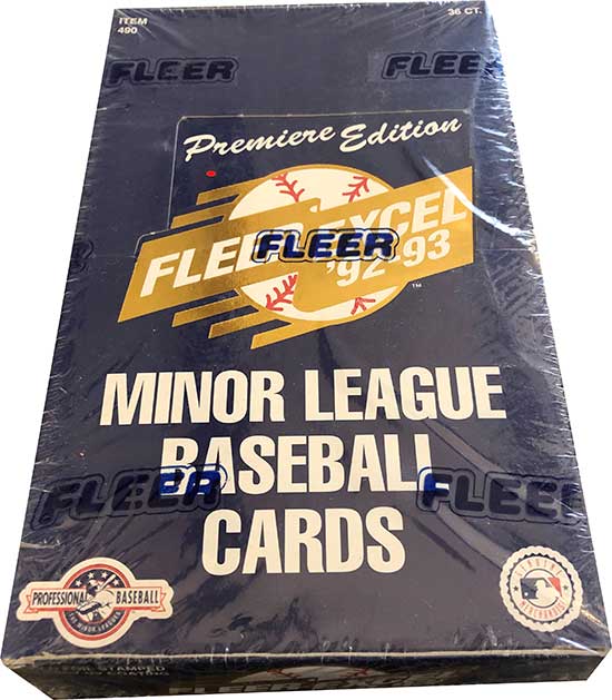1992-93 Fleer Excel Baseball Box Break, Review and Breakdown