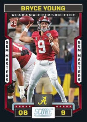 2023 Score Football Checklist, Team Set Lists, Hobby Box Info