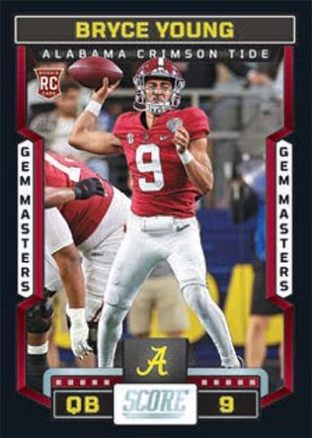 2023 Score Football Checklist, Team Set Lists, Hobby Box Info