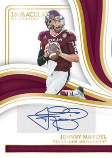 2023 Panini Immaculate Collegiate Football Checklist, Box Info