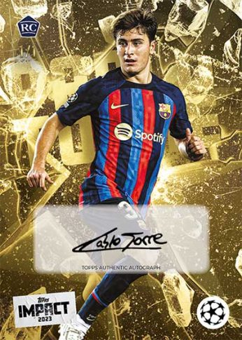 2023 Topps Impact UEFA Club Competitions Checklist, Box Info
