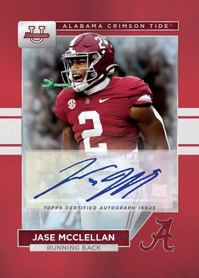 2023 Bowman University Alabama Football Checklist, Box Info