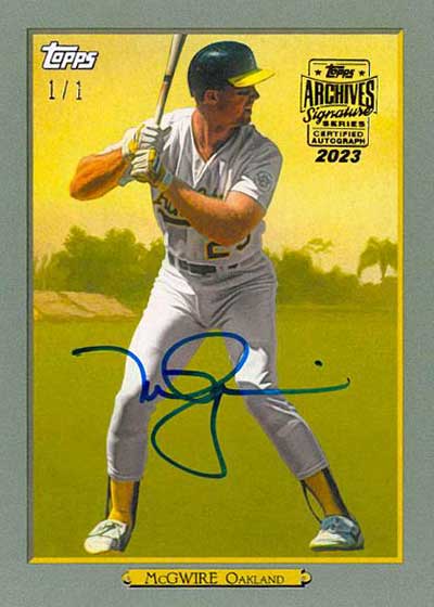 2023 Topps Archives Signature Series Baseball Retired Edition Info