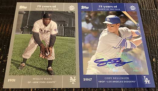2022 Topps Rookie of the Year 75th Anniversary Box Break