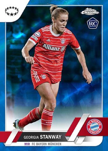 2022-23 Topps Chrome Sapphire UEFA Women's CL Checklist, Info