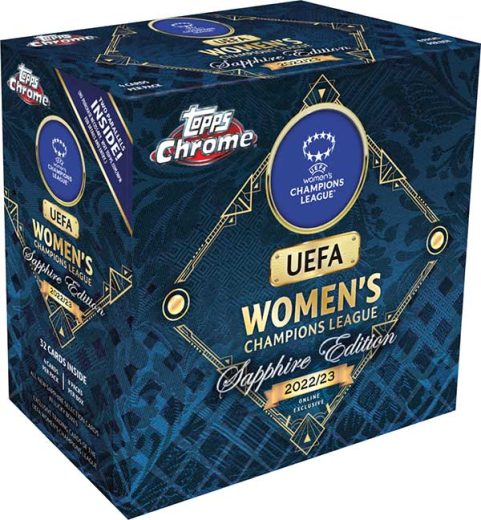 2022-23 Topps Chrome Sapphire UEFA Women's CL Checklist, Info