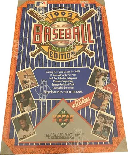 1992 Upper Deck Baseball Box Break, Review and Breakdown