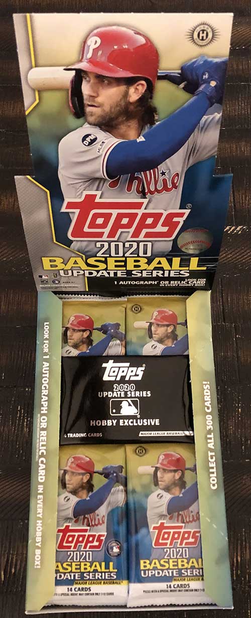 2020 Topps Update Series Baseball Box Break ad Review