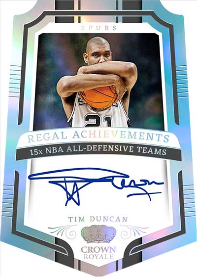 Tim Duncan Signs Exclusive Autograph Deal with Panini
