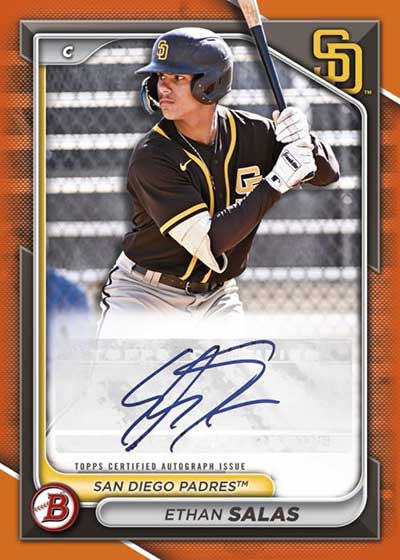 2024 Bowman Baseball Checklist, Team Set Lists, Box Details