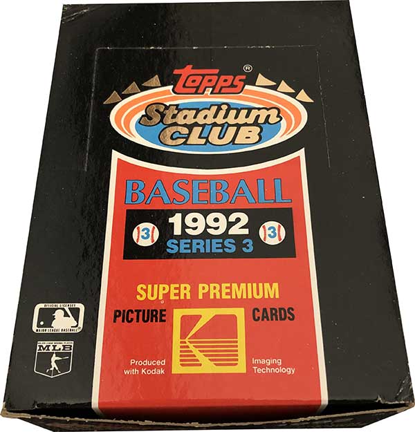 1992 Topps Stadium Club Series 3 Baseball Box Break, Review